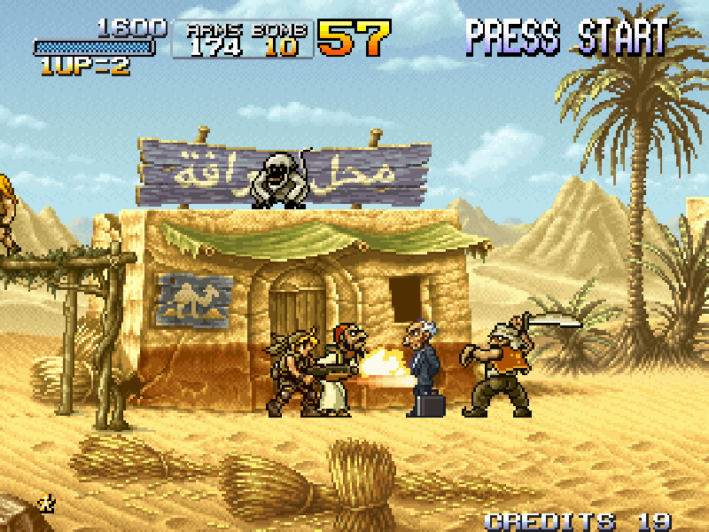 Play Metal Slug online for free - Arcade - Action game - OnlineRetroGame